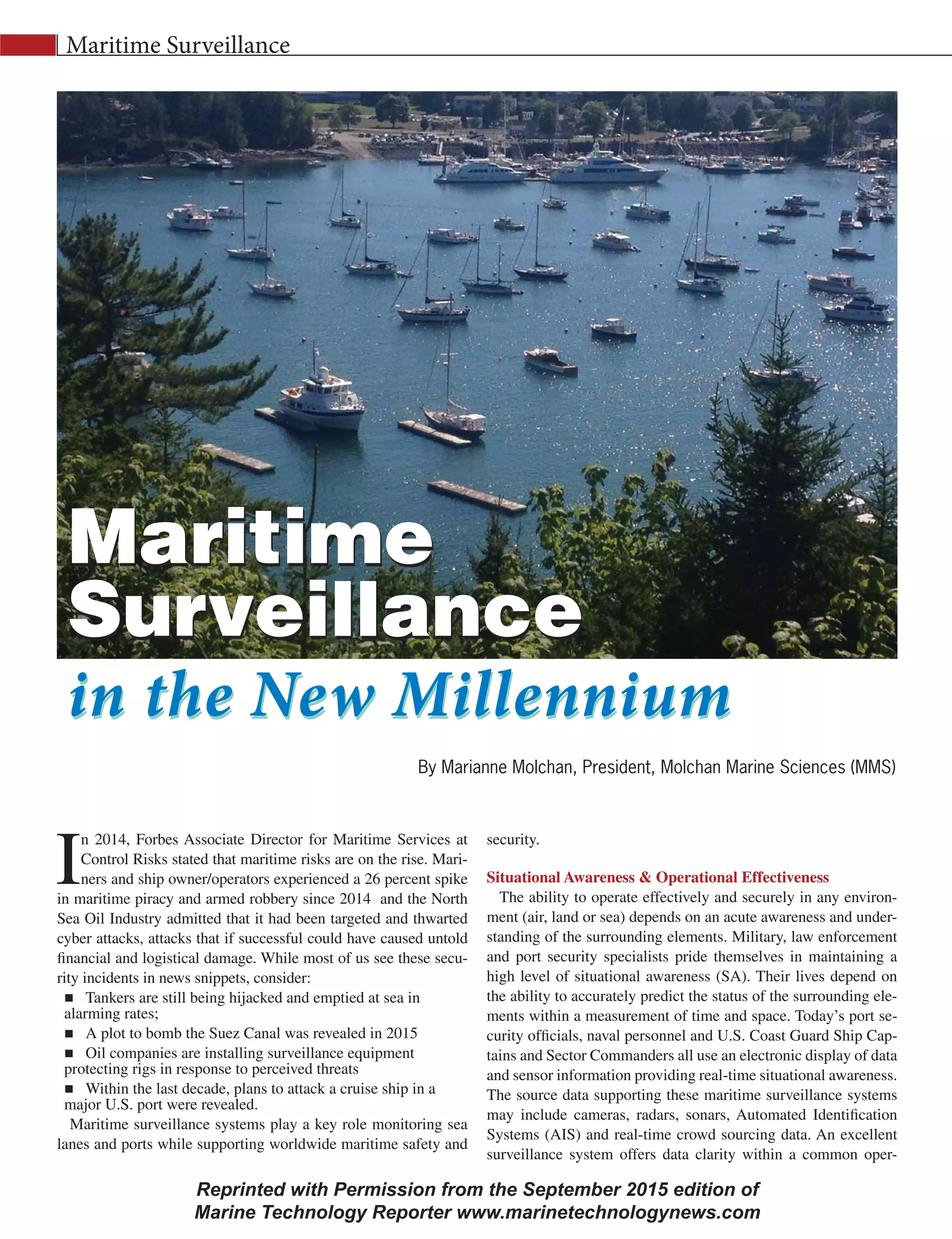 Maritime Surveillance PG24 MTR Sept 15 ARTICLE ONLY | PDF