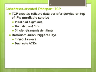transport layer pptxdkididkdkdkddjjdjffkfif | PPTX