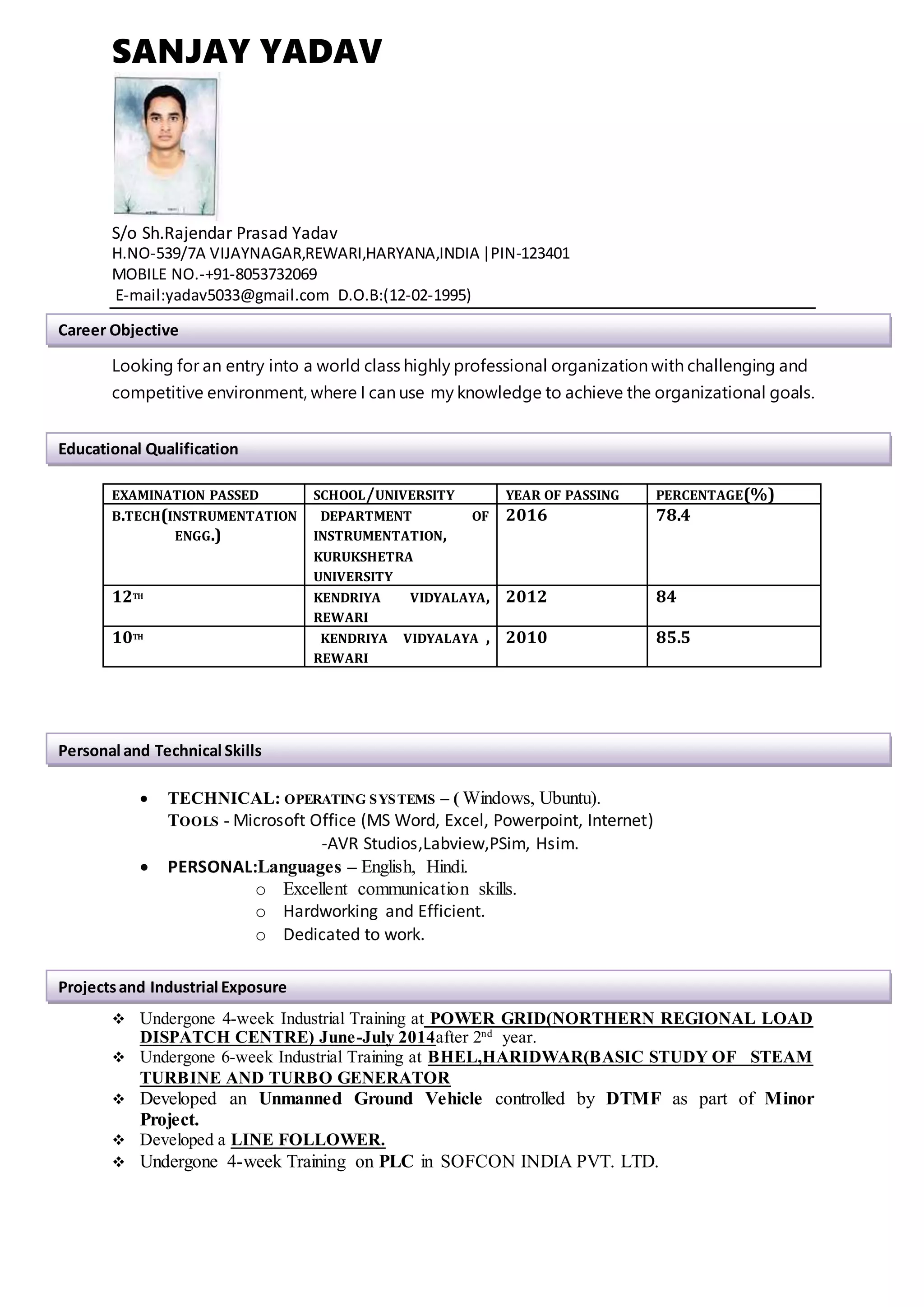 sanjay resume (2) | DOCX