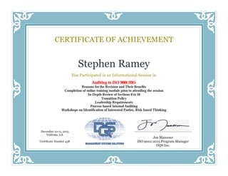 438 Stephen Ramey | PDF | Workshops and Classes | Hobbies & Interests