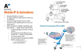 Aalto University Mobile Management in SDN | PPT