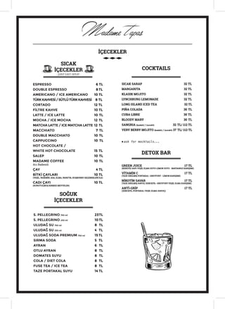 Madame Tapas Menü | PDF | Free Download