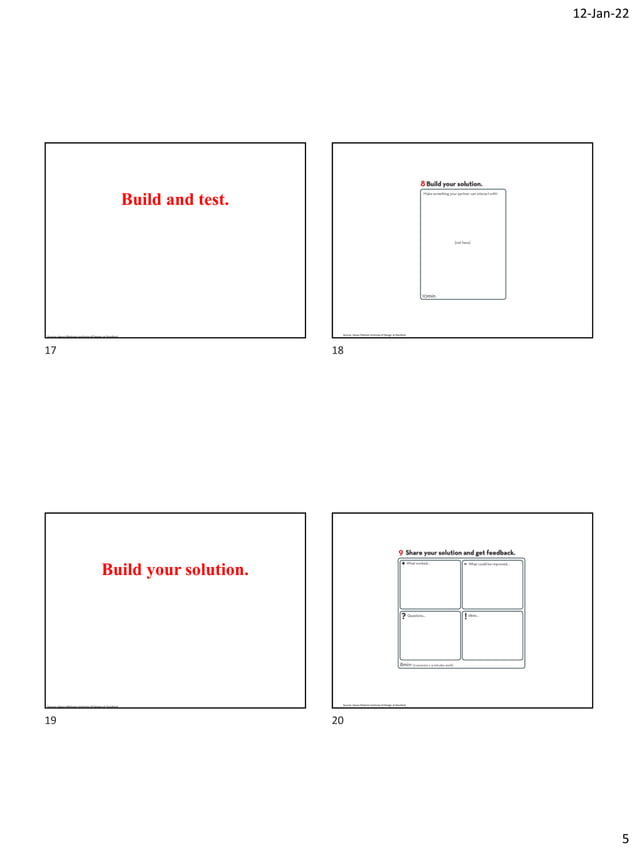 Design thinking notes with explanation i | PDF | Business | Business ...