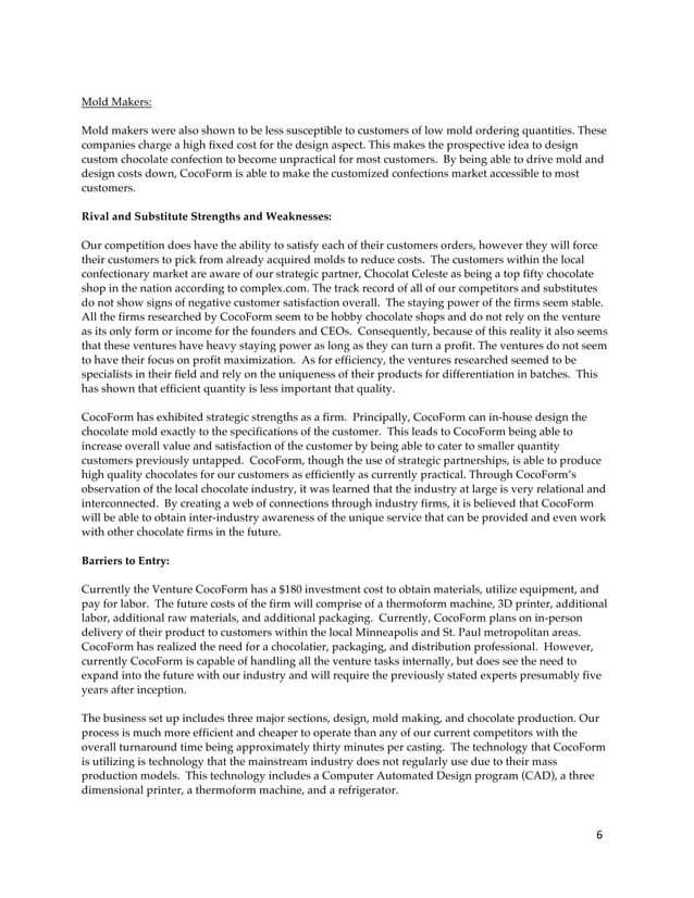 Mini Business Plan (Final) (1) | PDF