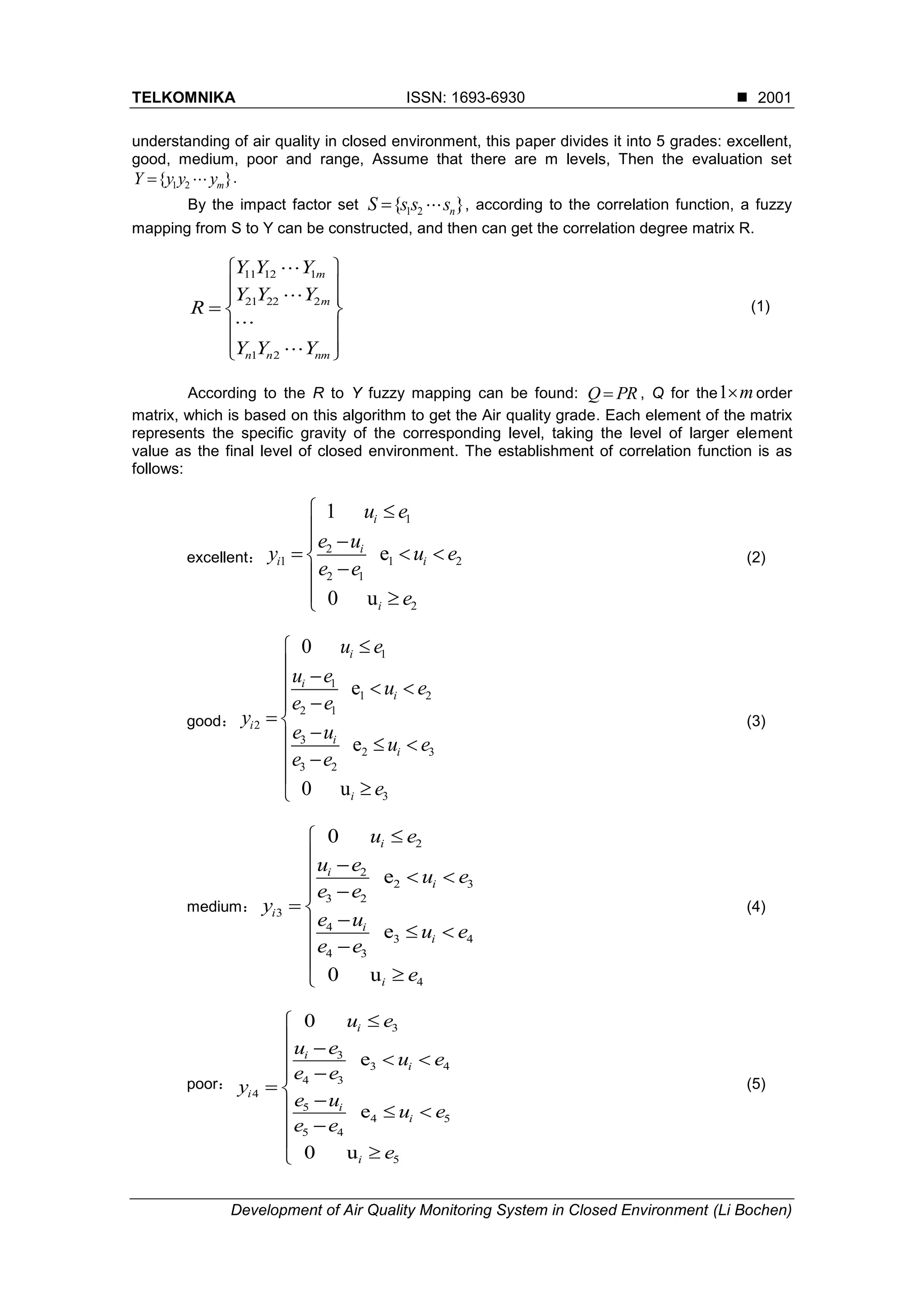 Development Of Air Quality Monitoring System In Closed Environment Pdf Indoor Environmental