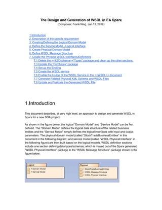 WSDL-Design-and-Generation-in-EASparx | PDF