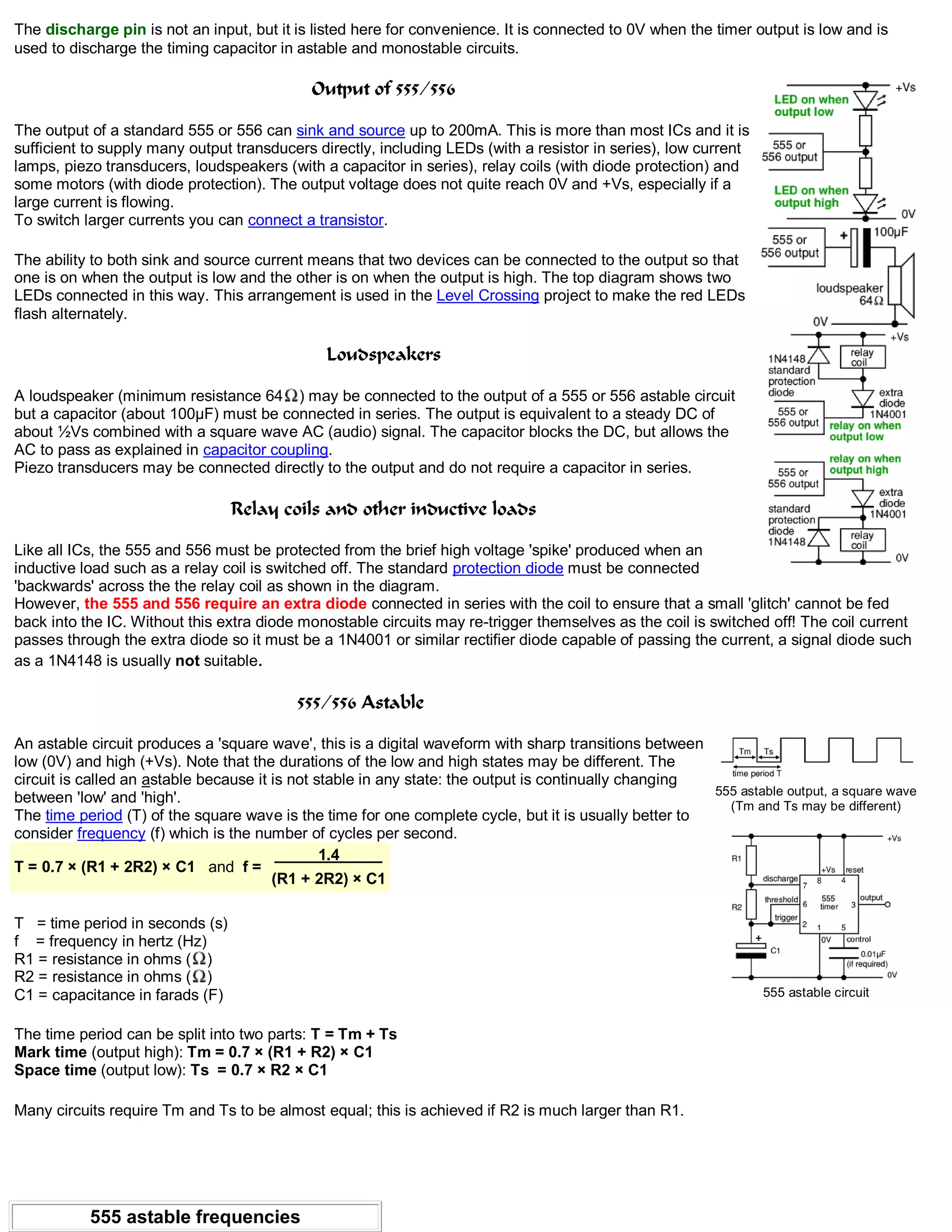 555 And 556 Timer Circuits Pdf