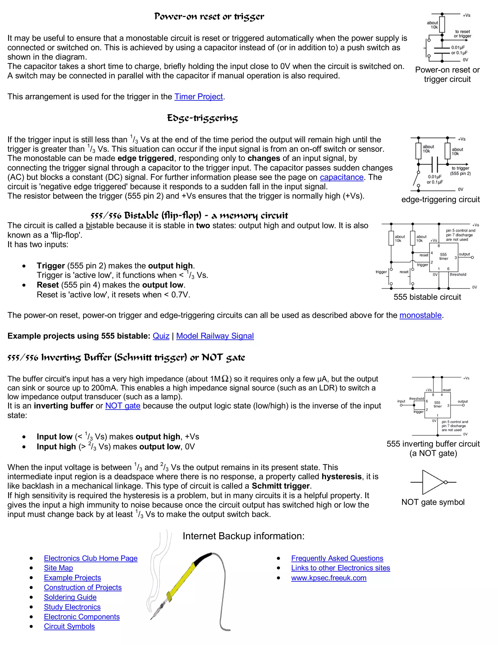 555 and 556 timer circuits | PDF