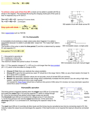 555 and 556 timer circuits | PDF