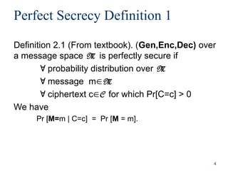 hannon's perfect secrecy_important point of ppt.ppt
