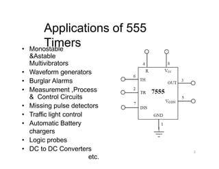 555 timer | PPTX | Computer Peripherals | Computing