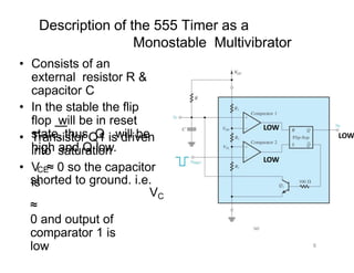 555 timer | PPTX | Computer Peripherals | Computing
