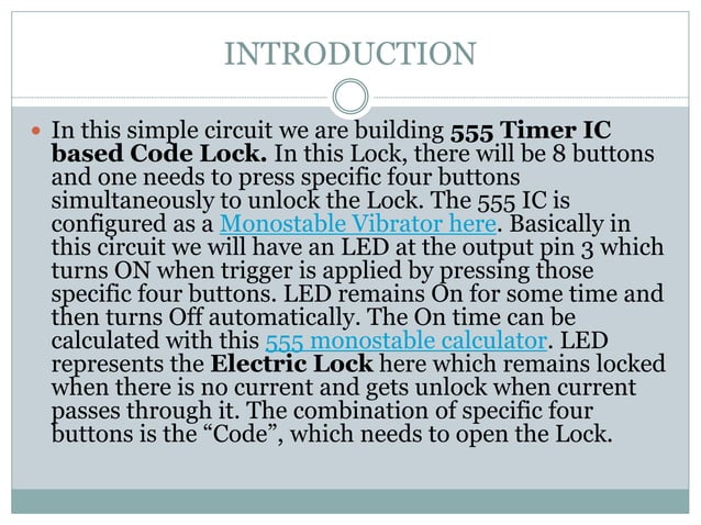 555 Timer Based Circuit.pptx