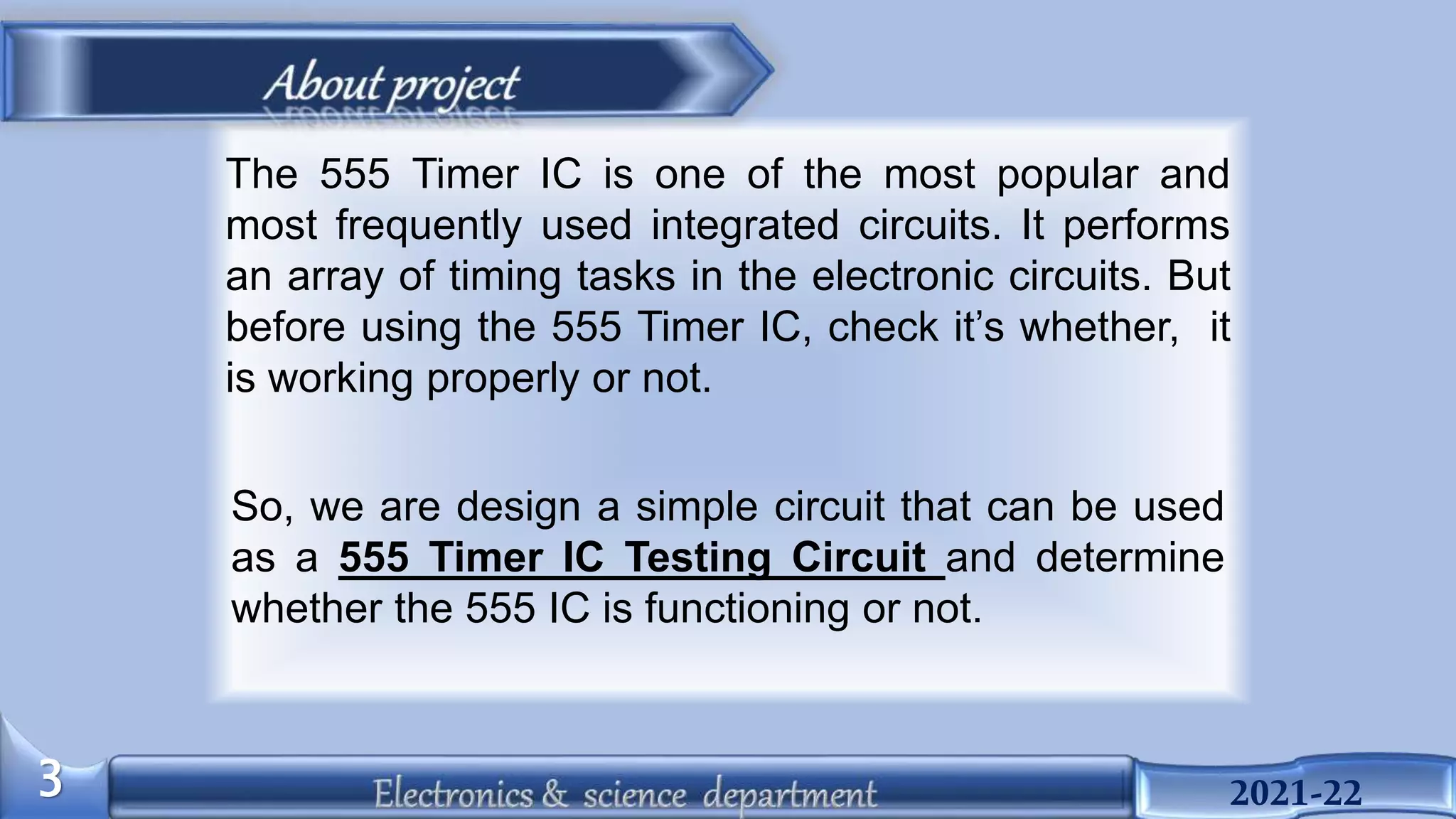 555 timer ic_tesitngcircuit | PPTX