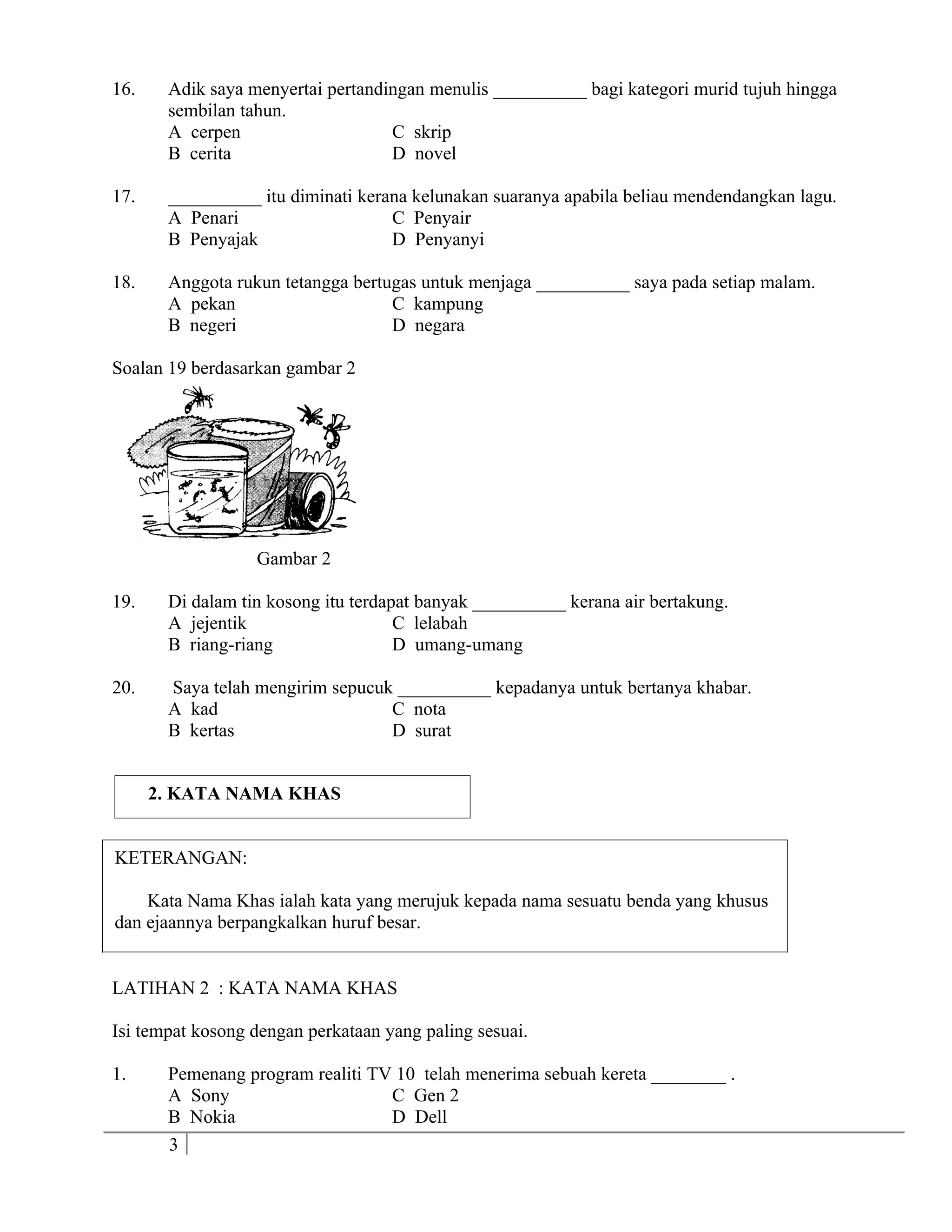 55634728 latihan-tatabahasa-2 | PDF