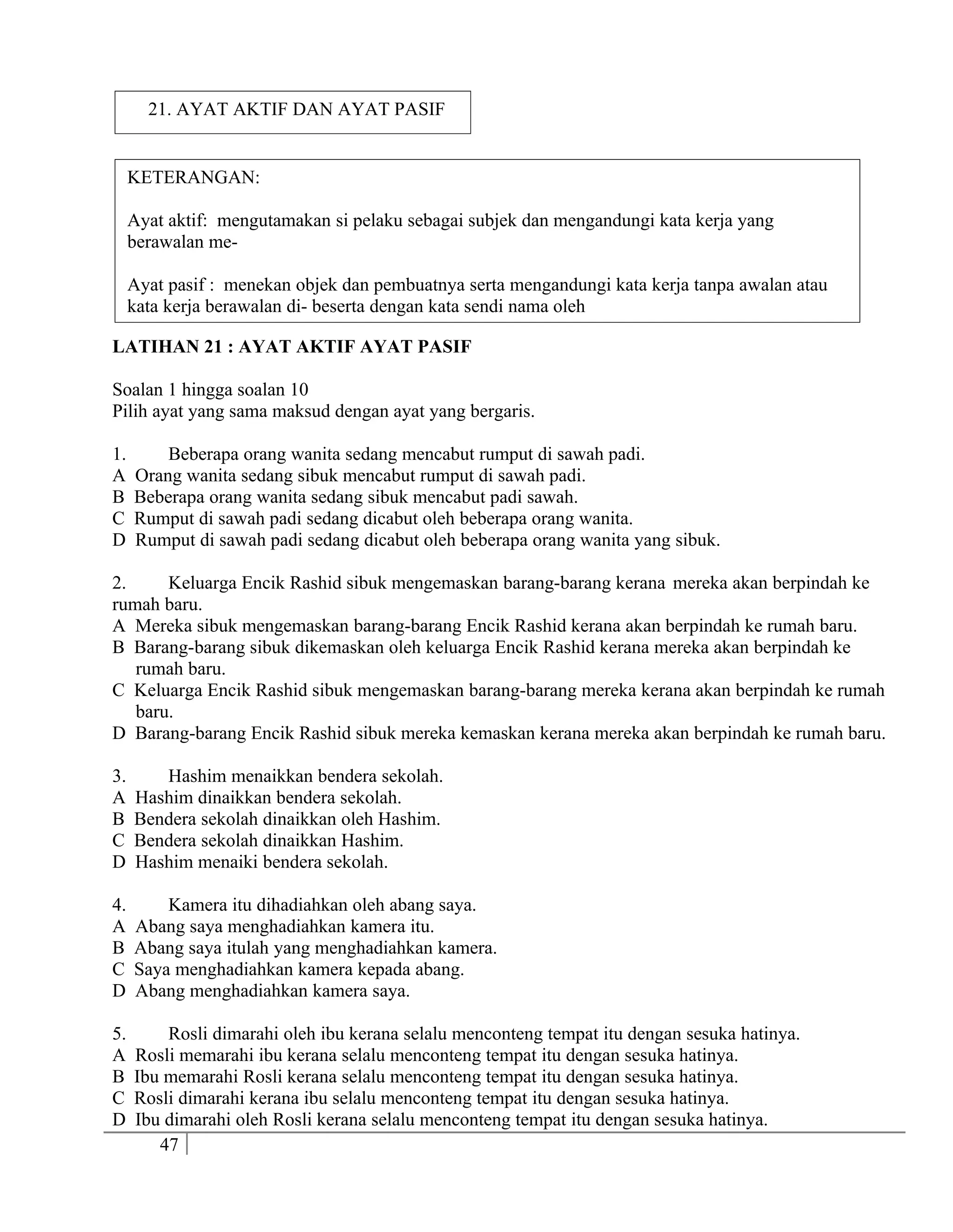 55634728 latihan-tatabahasa-2 | PDF