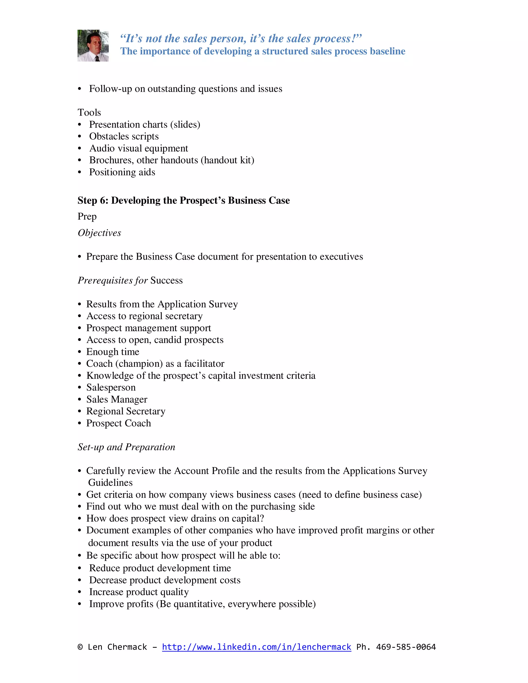 Structured Sales Process Overview | PDF