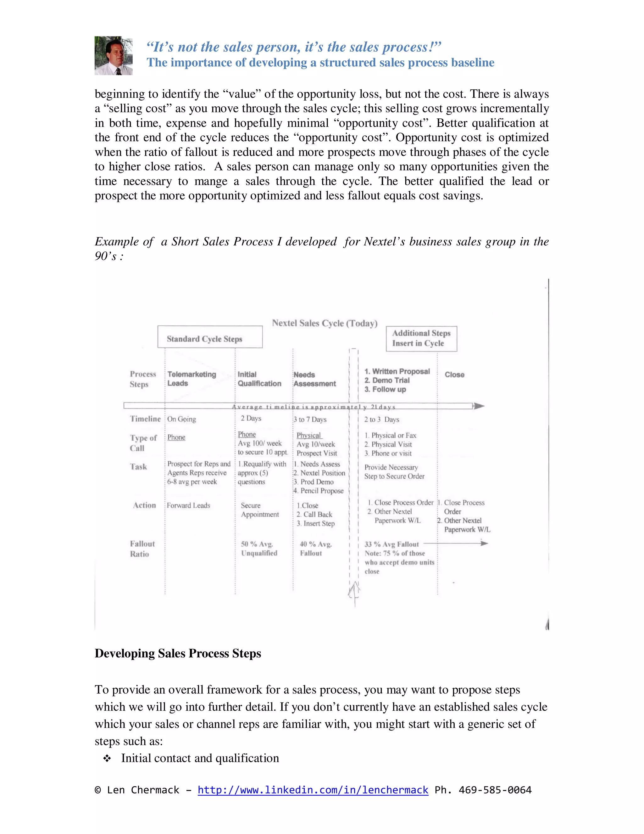 Structured Sales Process Overview | PDF