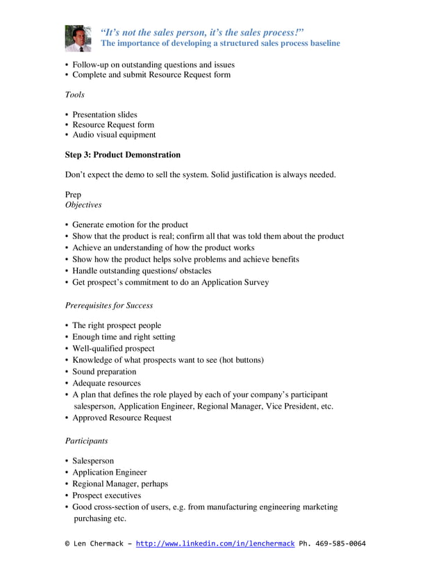 Structured Sales Process Overview | PDF