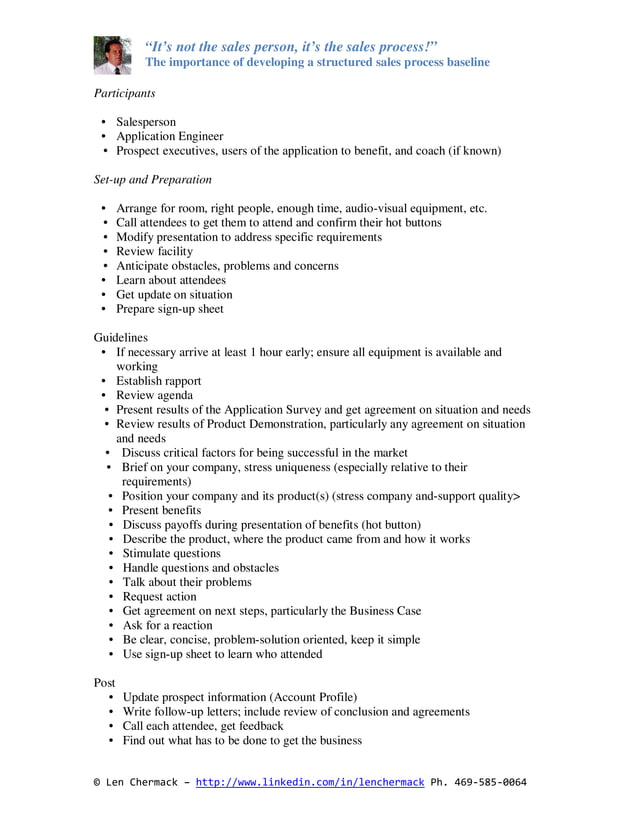 Structured Sales Process Overview | PDF