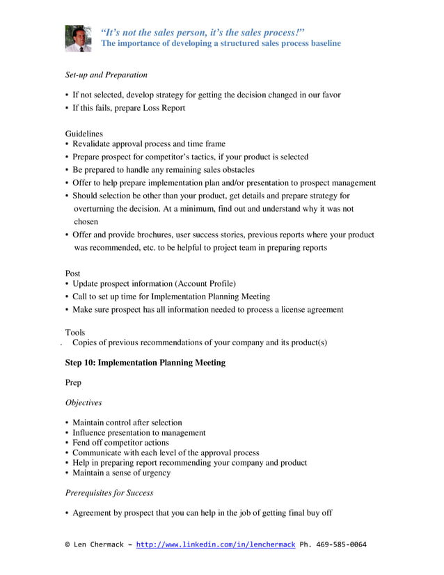 Structured Sales Process Overview | PDF