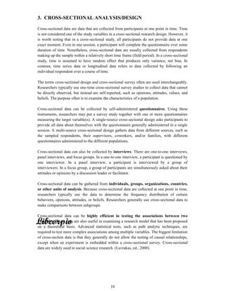 TIME SERIES & CROSS ‎SECTIONAL ANALYSIS | PDF