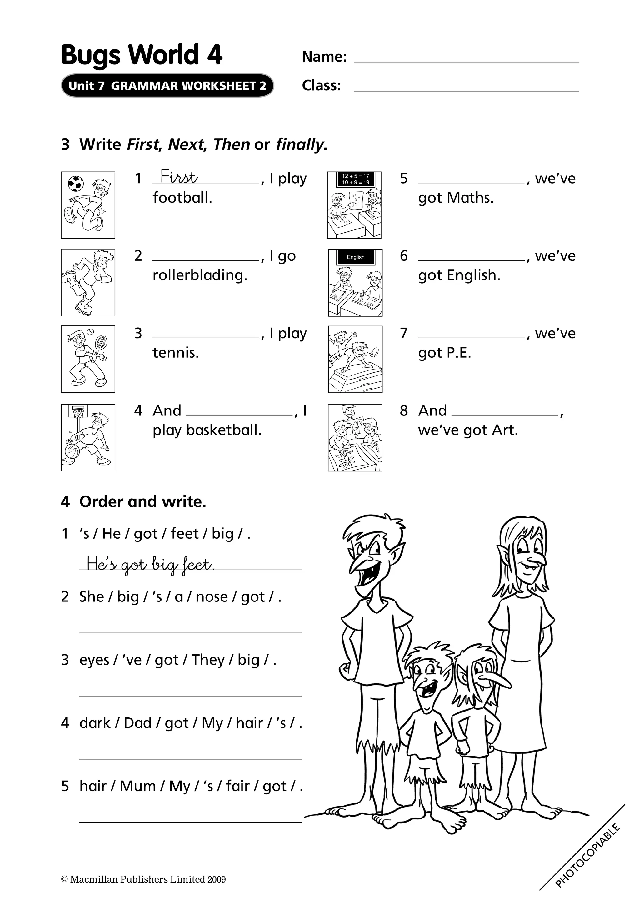 55646786 bugs-world-4-grammar-worksheets(2) | PDF