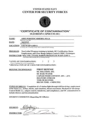 Navy Security Force | PDF