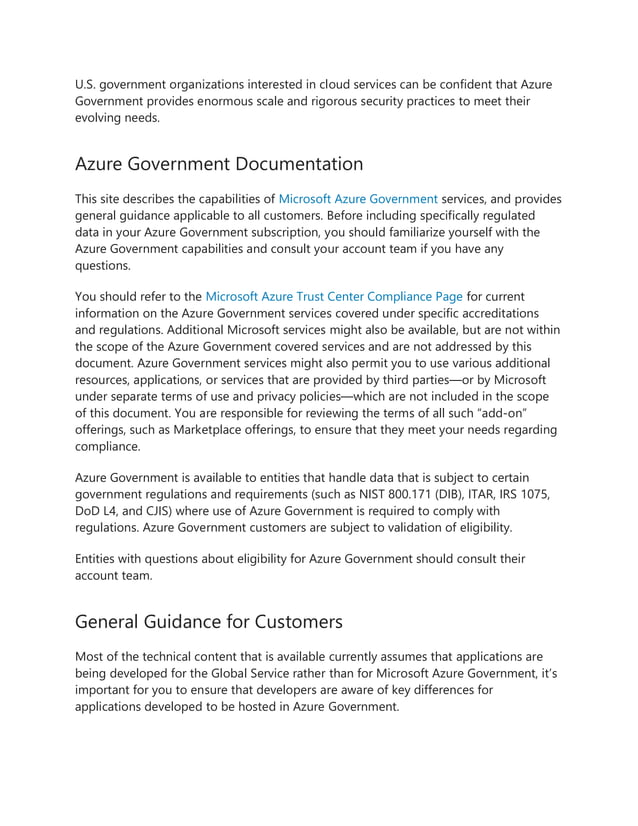 Welcome to Azure Government_IHGL | PDF | Free Download
