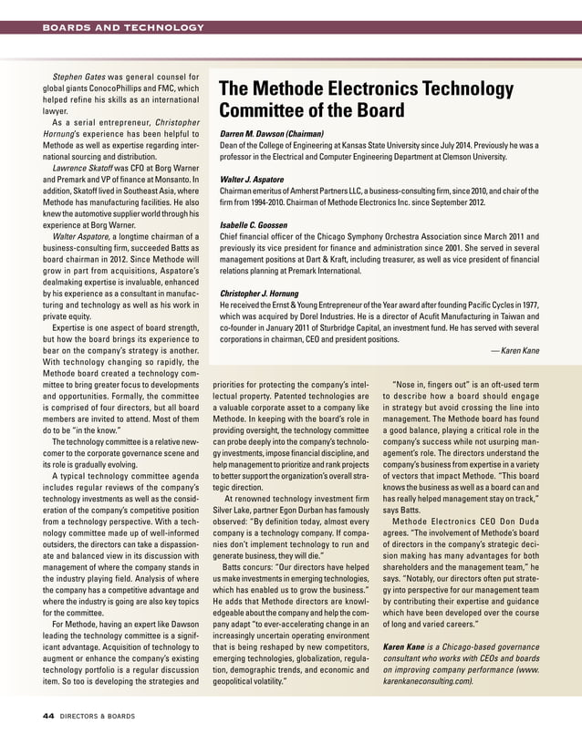 Directors & Boards Methode 2016 | PDF