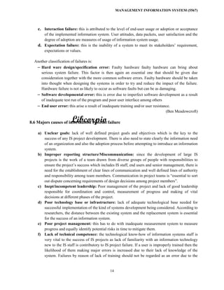 INFORMATION SYSTEM ‎SUCCESS AND FAILURE | PDF