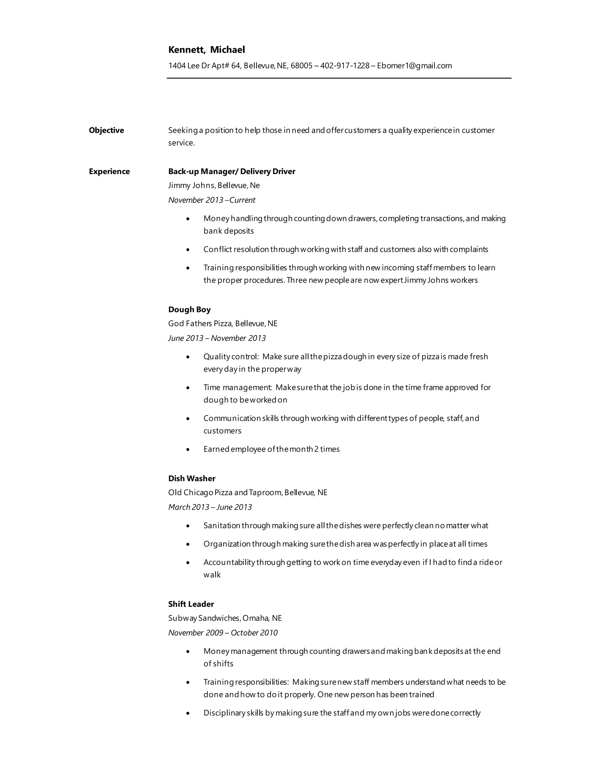 Final Resume | DOCX