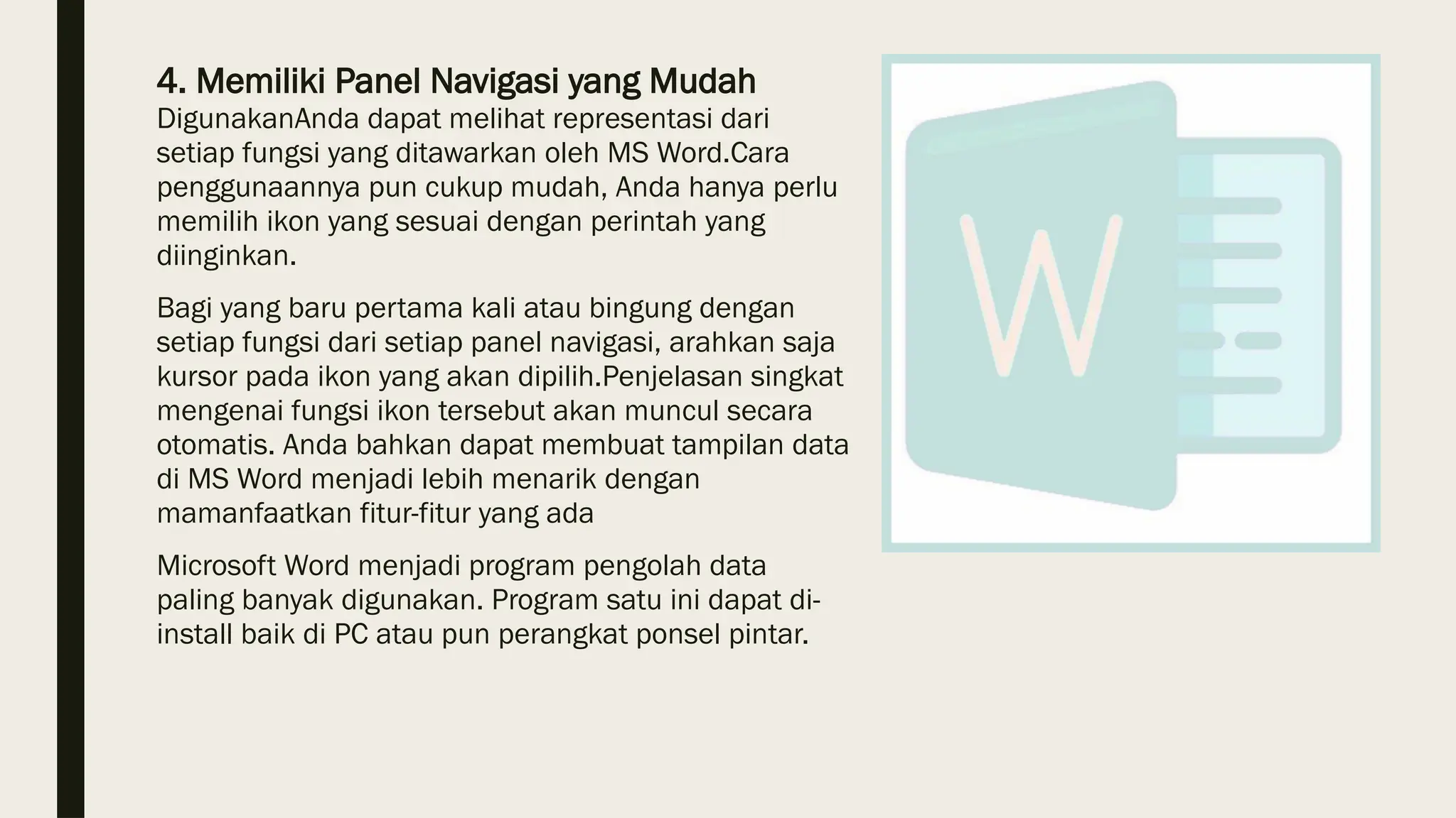 PPT Bahan Ajar Pengenalan Microsoft Word | PPTX