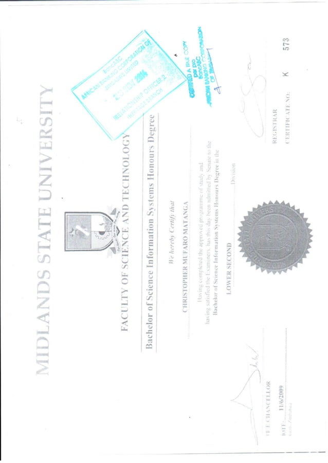certified MSU certificate | PDF