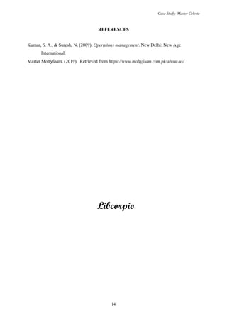 GENERAL OPERATIONS OF ‎MASTER CELESTE IN ‎RAWALPINDI REGION | PDF