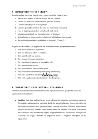 GROUP COMPOSITION ‎ | PDF