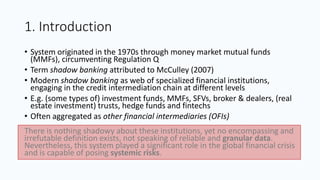 Global Shadow Banking - The Elephant in the Room | PDF
