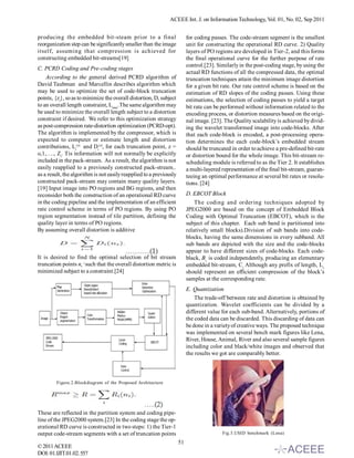 A Novel Optimum Technique for JPEG 2000 Post Compression Rate Distortion Algorithm | PDF