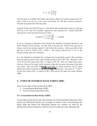 INTEREST RATE PARITY | PDF