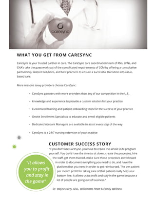 CareSync CCM Brochure | PDF