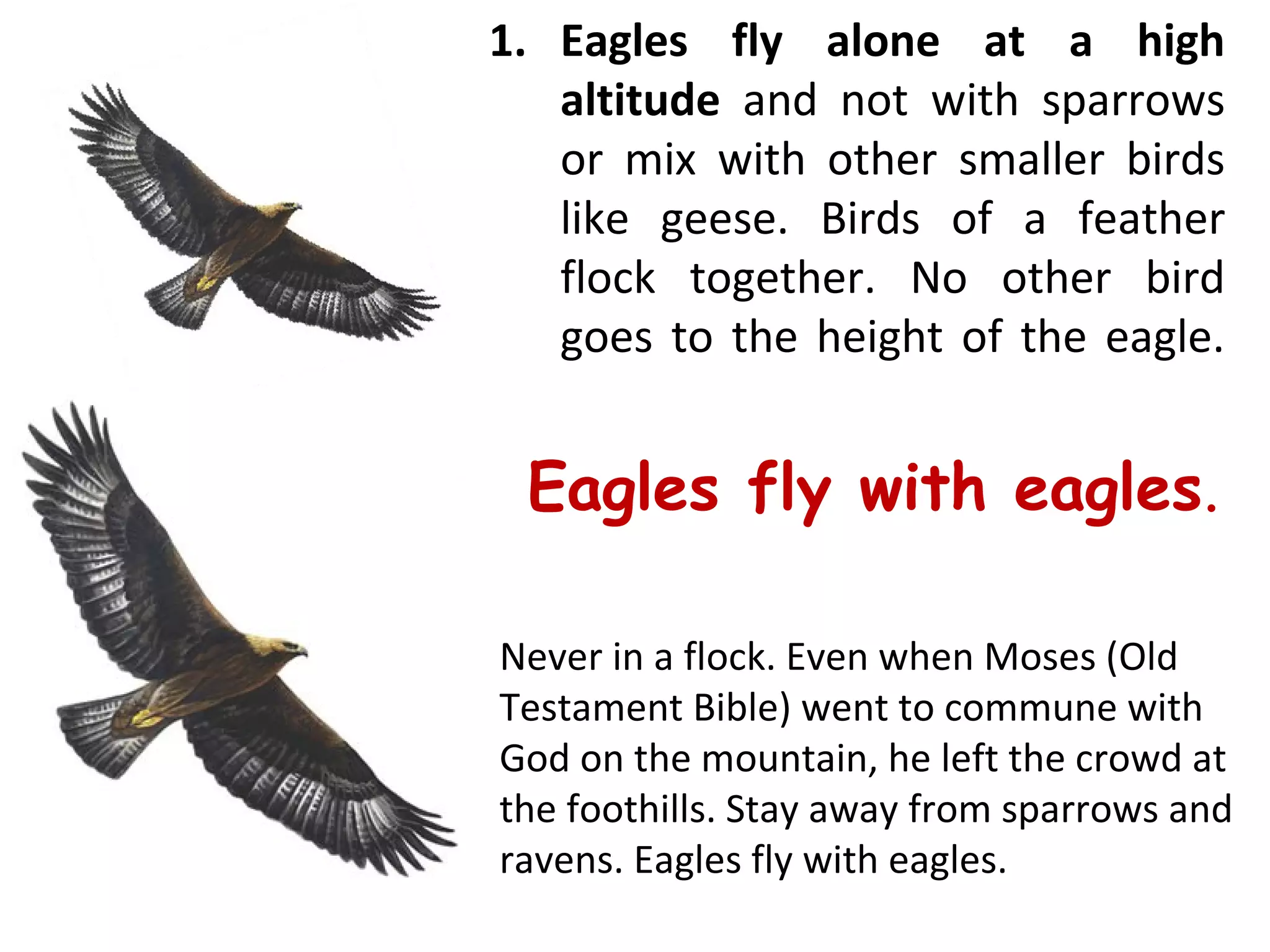 Principles of an Eagle | PPT