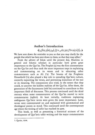An Introduction To The History Of Tafsir And Commentators Of The Quran ...