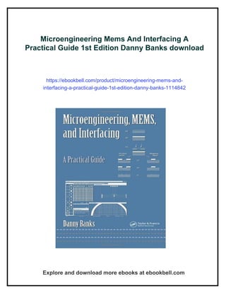 Microengineering Mems And Interfacing A Practical Guide 1st Edition ...