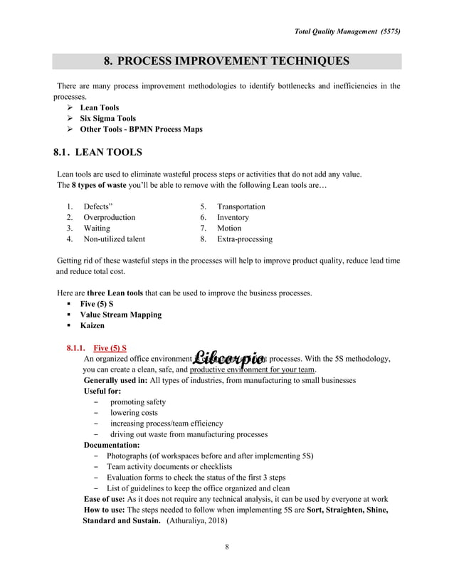 PROCESS IMPROVEMENT ‎CYCLE | PDF