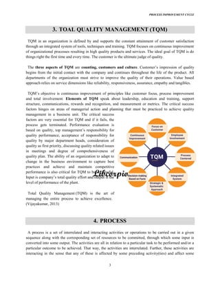 PROCESS IMPROVEMENT ‎CYCLE | PDF