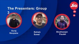 Jio ppt with full explanation in detail .ppt