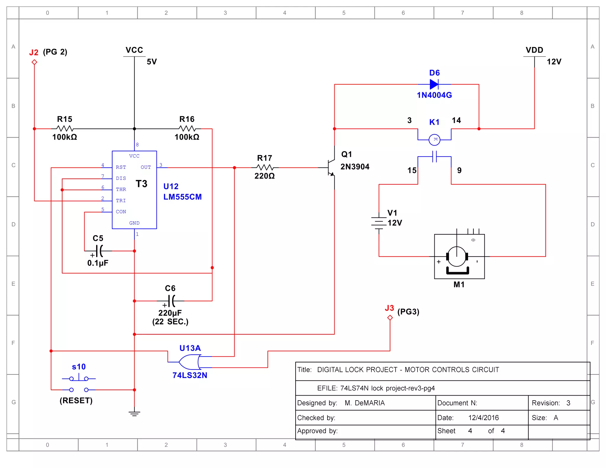 DIGITAL LOCK PROJECT -PG4 OF 4 | PDF