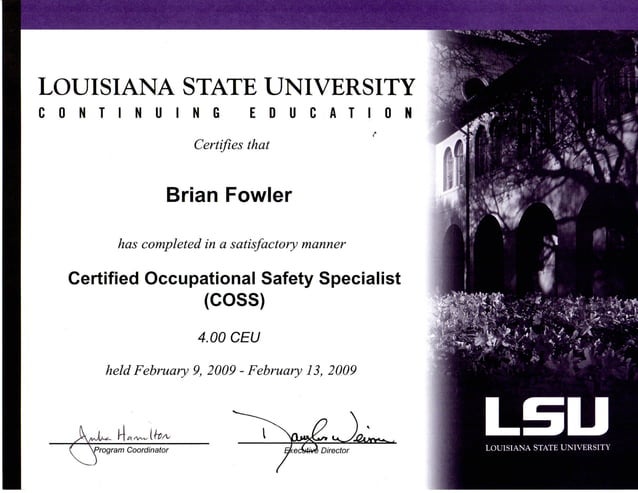 LSU-COSS | PDF