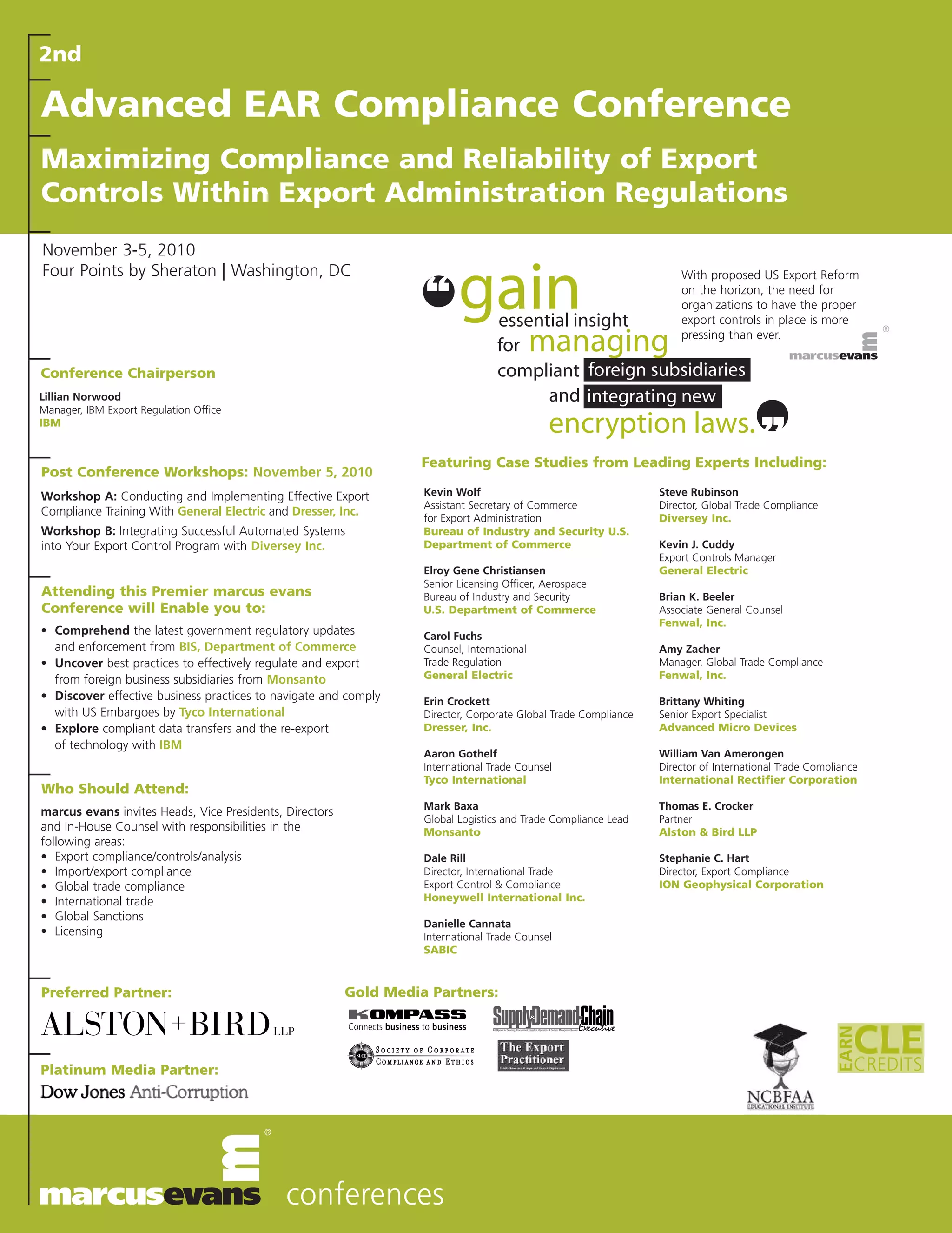 2nd Advanced EAR Compliance Final | PDF