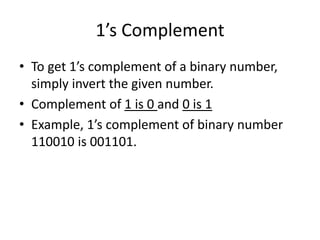 558196807-1-s-and-2-s-complement-Lecture-3.ppt